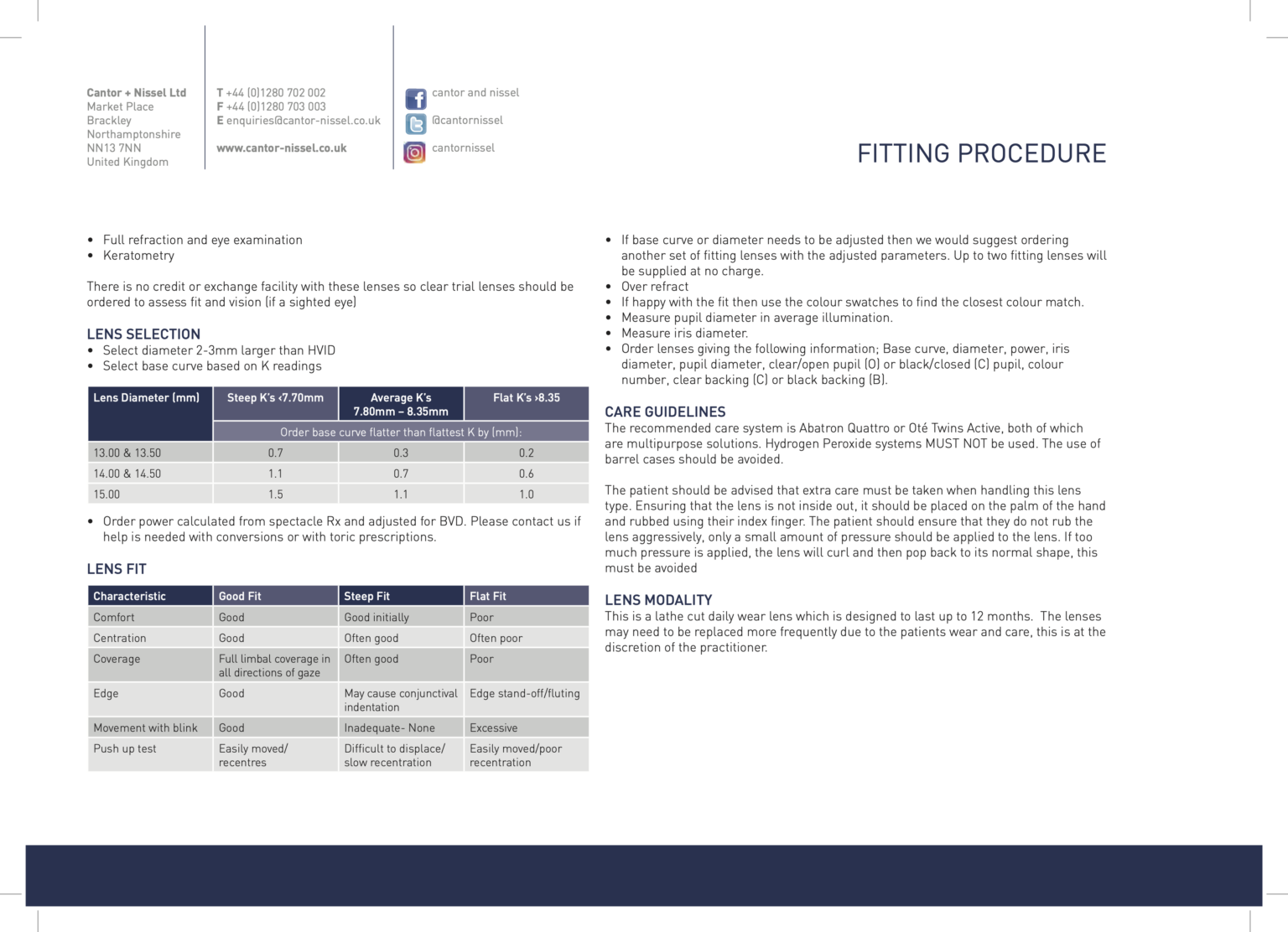 Cantor Prosthetic – Advanced Vision Technologies (AVT)